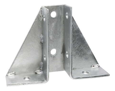 Connect ACR Supplies Ltd | Metpro Single Channel Gusset Base Plate