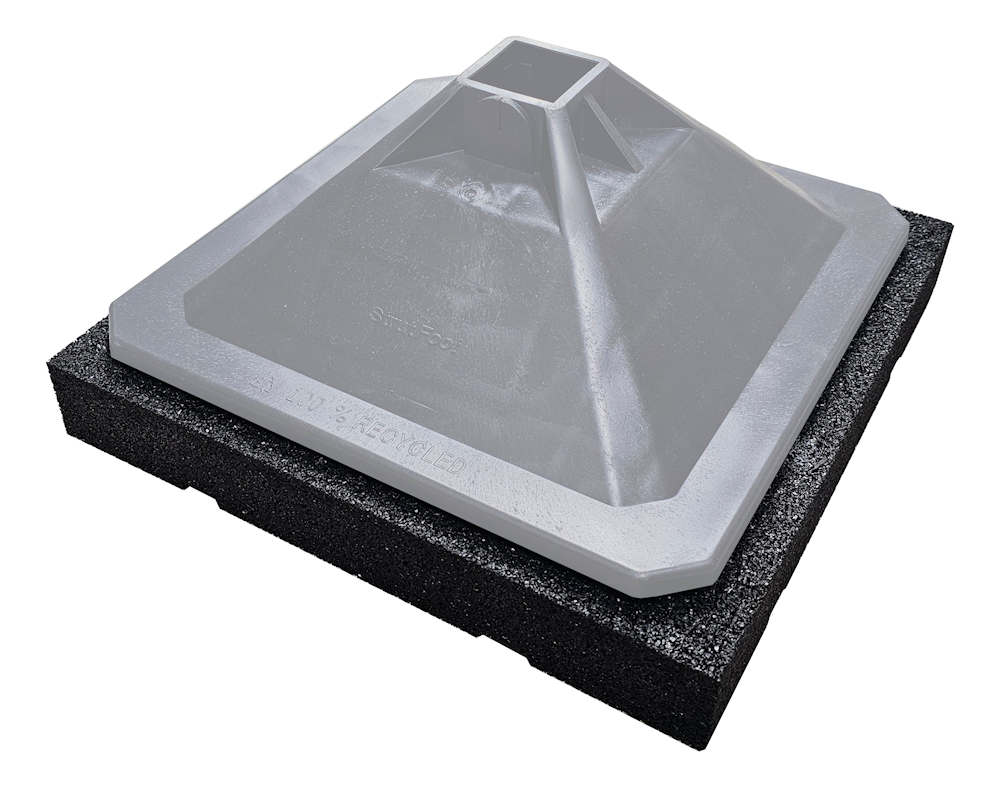 Connect ACR Supplies Ltd | StrutFoot SFR Vibro Pad 330x330x45mm